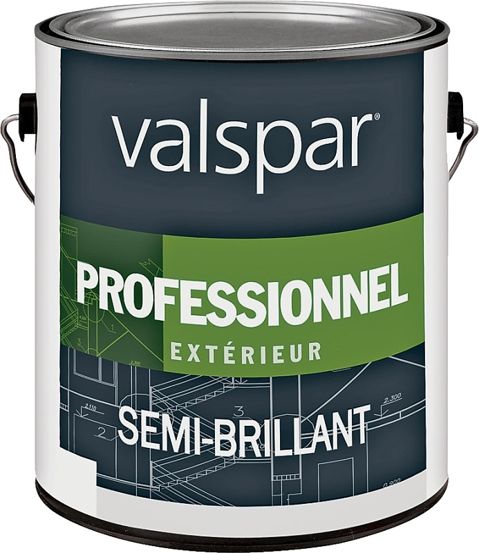 Valspar 12900 Professional Latex Paint, 1 gal, 400 sq-ft/gal, White ...