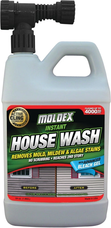 Moldex 7030 Instant House Wash, Liquid, Mild, Pale Yellow, 64 oz, Bott ...
