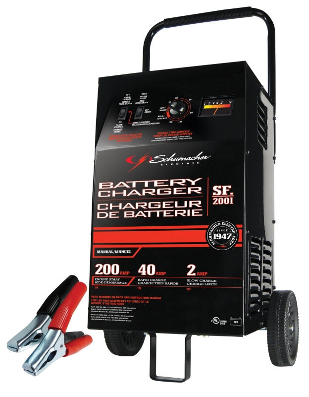 Schumacher SF-2001 Wheel Style Manual Starter, 12 V Output, 12 V Batte ...