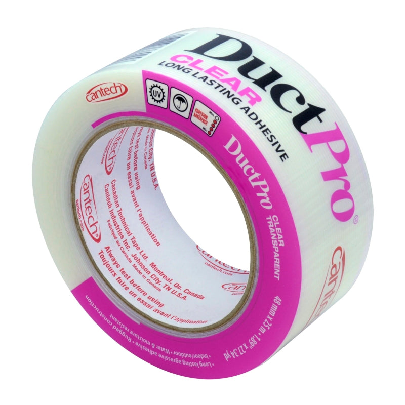 Cantech DUCTPRO 380 Series 380-25 Duct Tape, 25 m L, 48 mm W, Polyethy ...