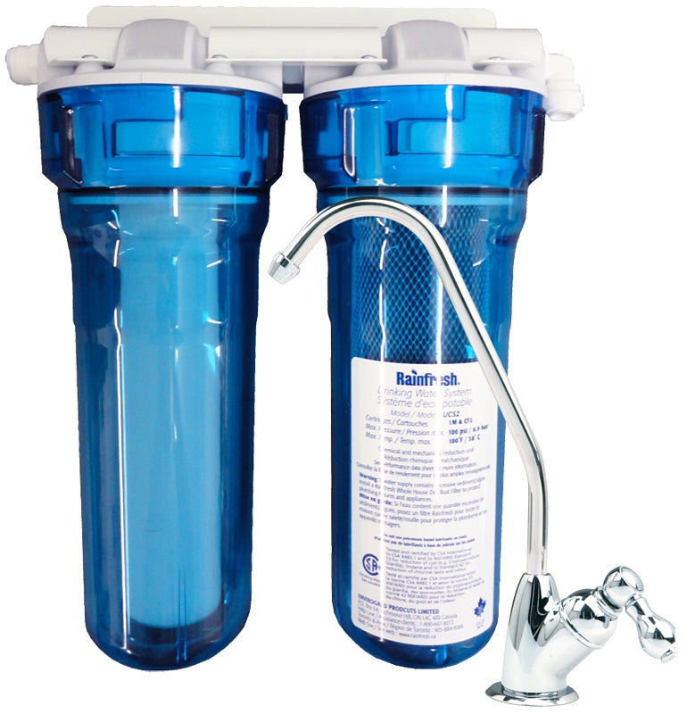 Rainfresh UCS2 Under-Sink Water Filter System, 0.75 gpm, 3-Stage – big ...