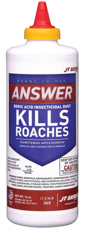 J.T. Eaton Answer 360 Insecticidal Dust, Powder, 16 oz, Bottle – big ...