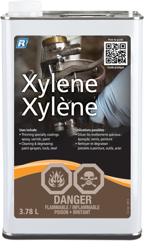 Recochem 13-144 Xylene Solvent, Liquid, Aromatic, Clear, 3.78 L, Case ...