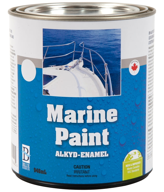 UCP Paints E8059-946 Marine Paint, Gloss Sheen, Pacific Blue, 946 mL ...