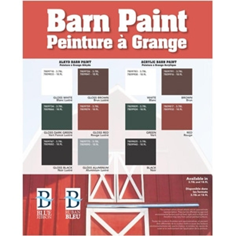 UCP Paints E801 Barn Paint Card – big-apple-hardware-and-houseware