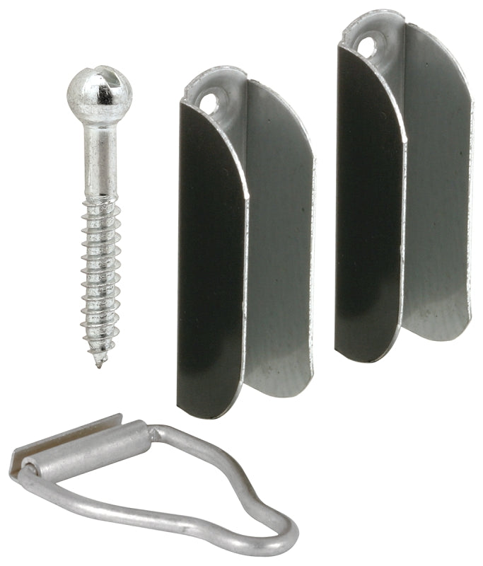 Make-2-Fit PL 8102 Top Hanger and Bottom Latch, Aluminum, Bronze, For ...